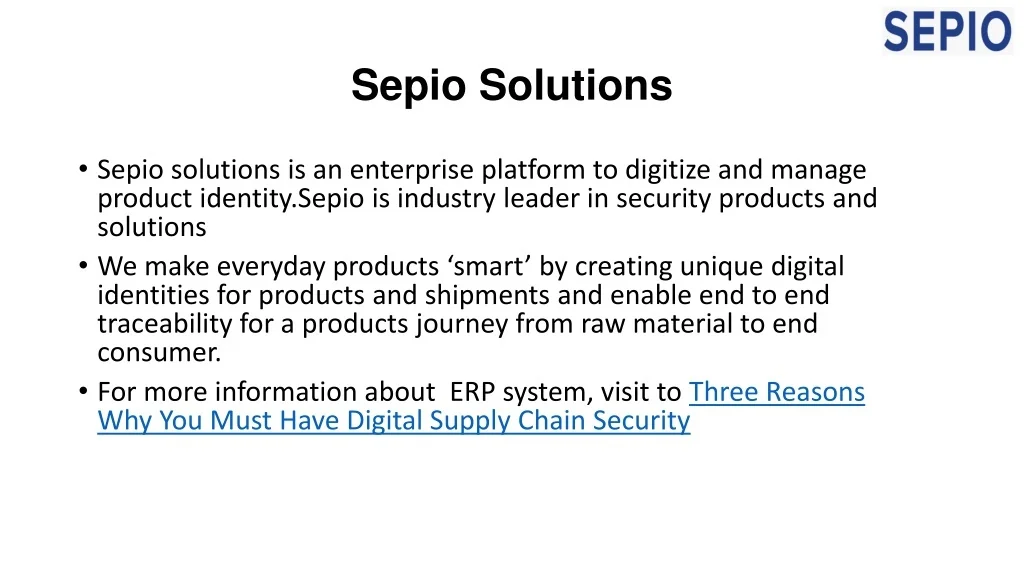 PPT - Three Reasons Why You Must Have Digital Supply Chain Security ...