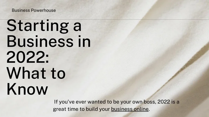 PPT - Profitable Online Business Ideas To Start In 2022 PowerPoint ...