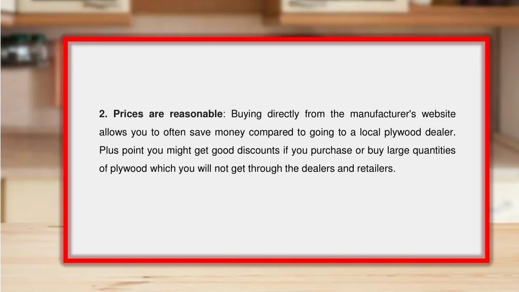 PPT - Top 3 Reasons To Buy Quality Plywood Online PowerPoint ...