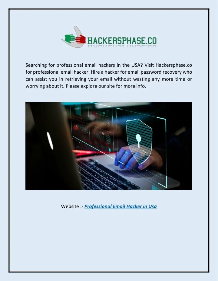 PPT - Professional Email Hacker in Usa | Hackersphase.co PowerPoint ...