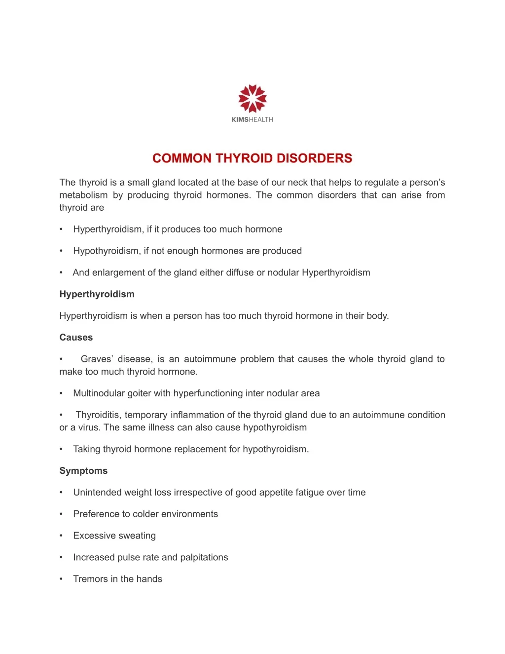PPT - COMMON THYROID DISORDERS PowerPoint Presentation, free download ...