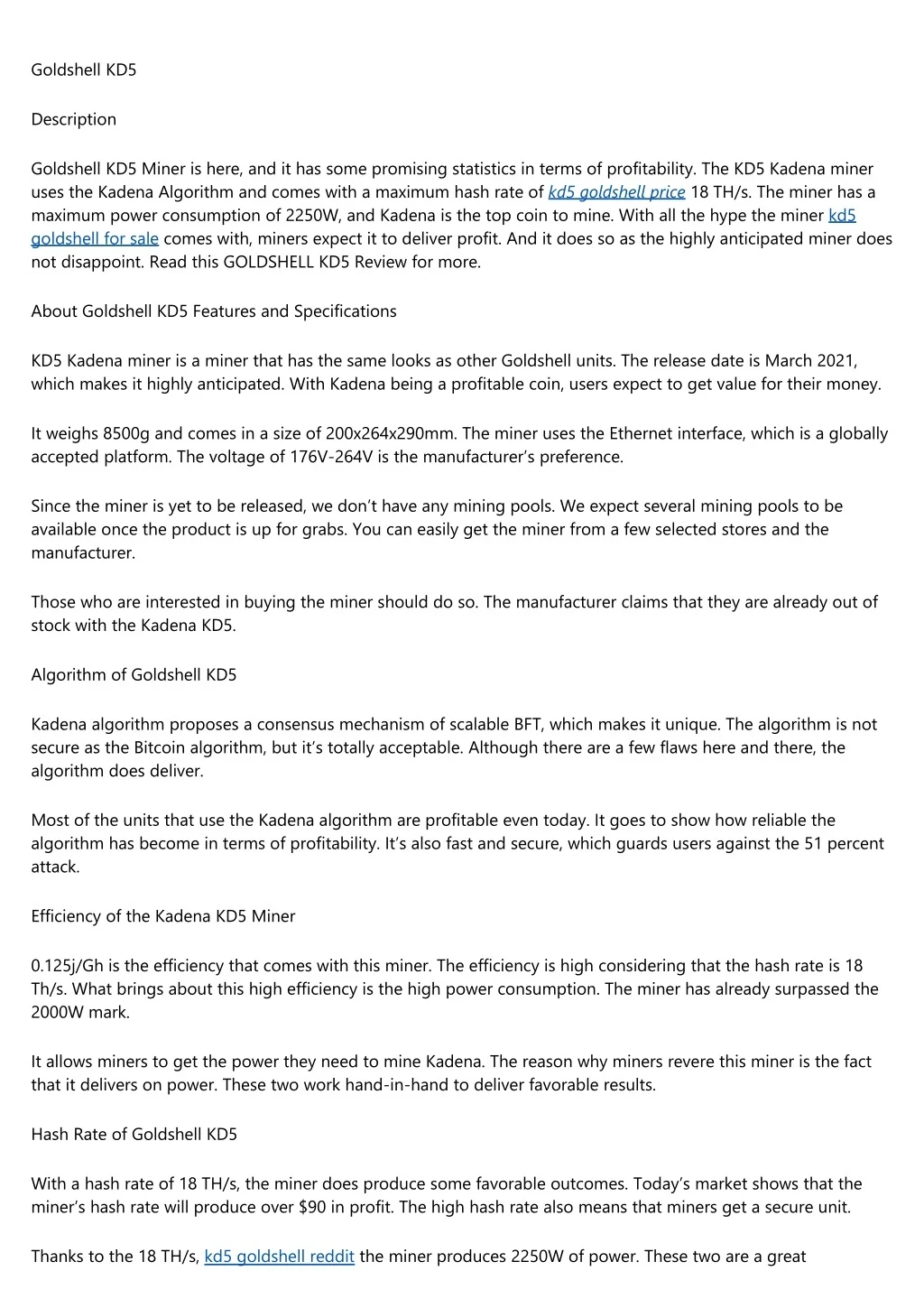 PPT - Goldshell kd5 for sale PowerPoint Presentation, free download ...