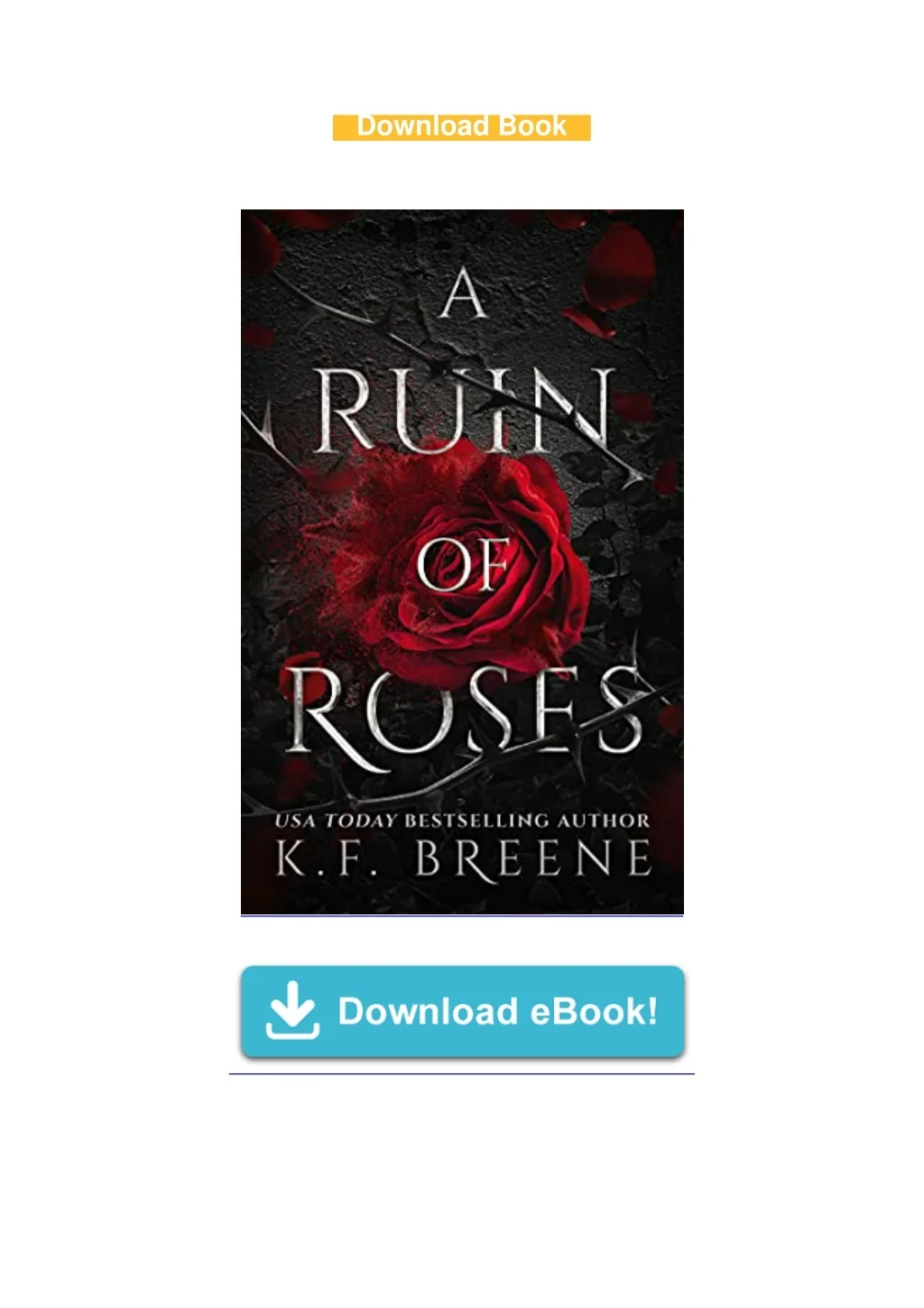 PPT - [EbooK Epub] A Ruin of Roses (Deliciously Dark Fairytales, #1 ...
