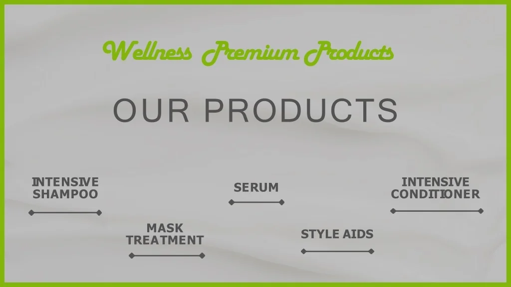 PPT - Wellness Premium Products PowerPoint Presentation, free download ...