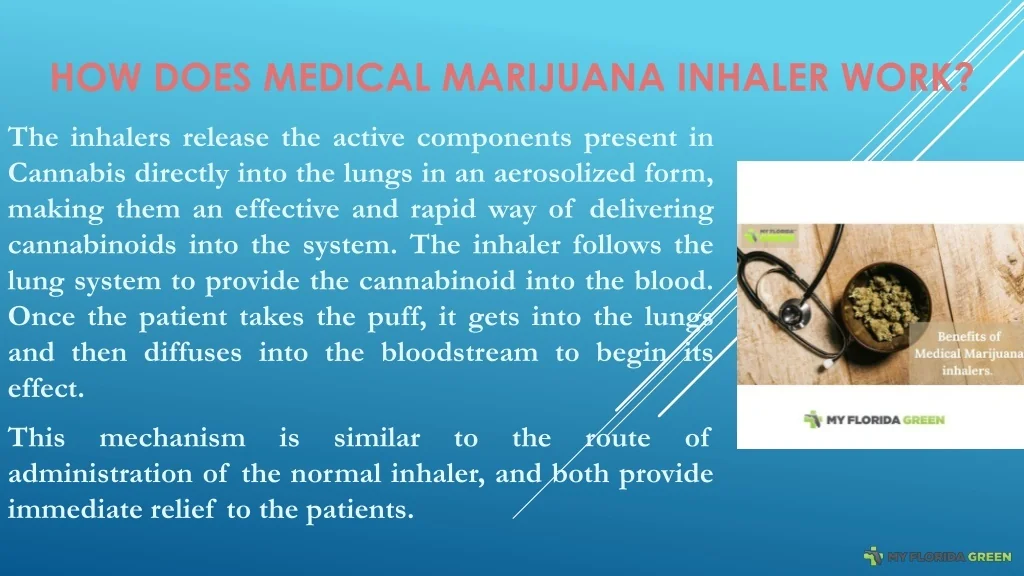 PPT - Medical Marijuana Benefits for inhalers PowerPoint Presentation ...