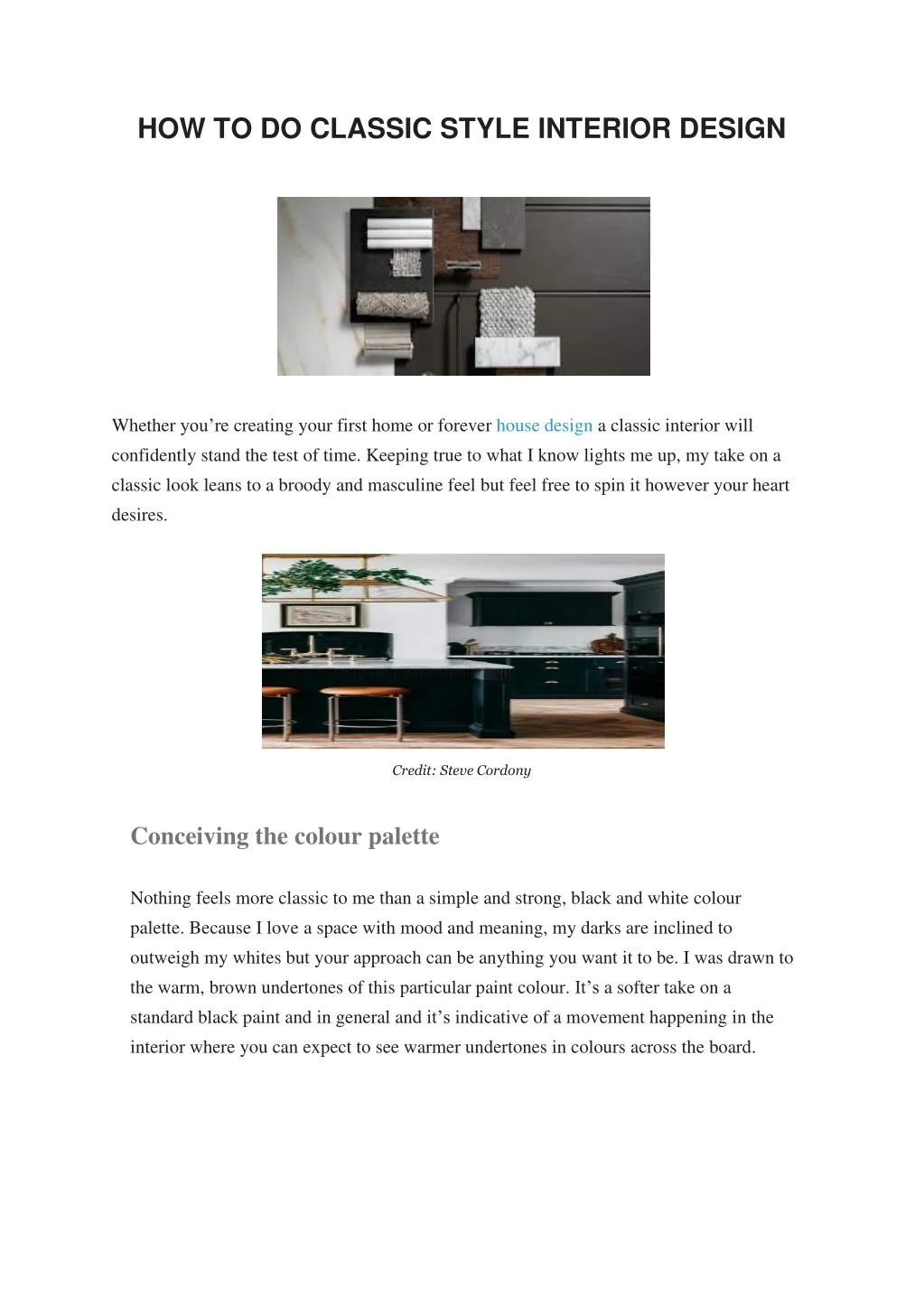 PPT - HOW TO DO CLASSIC STYLE INTERIOR DESIGN-converted PowerPoint ...