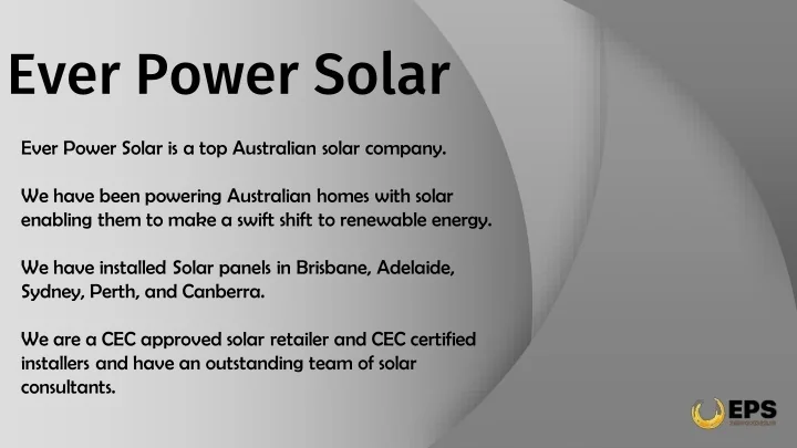PPT - Jinko Solar Panels Review & Buying Guide - Ever Power Solar ...