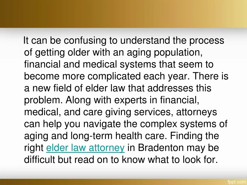 PPT - What Exactly Is Elder Law PowerPoint Presentation, free download ...