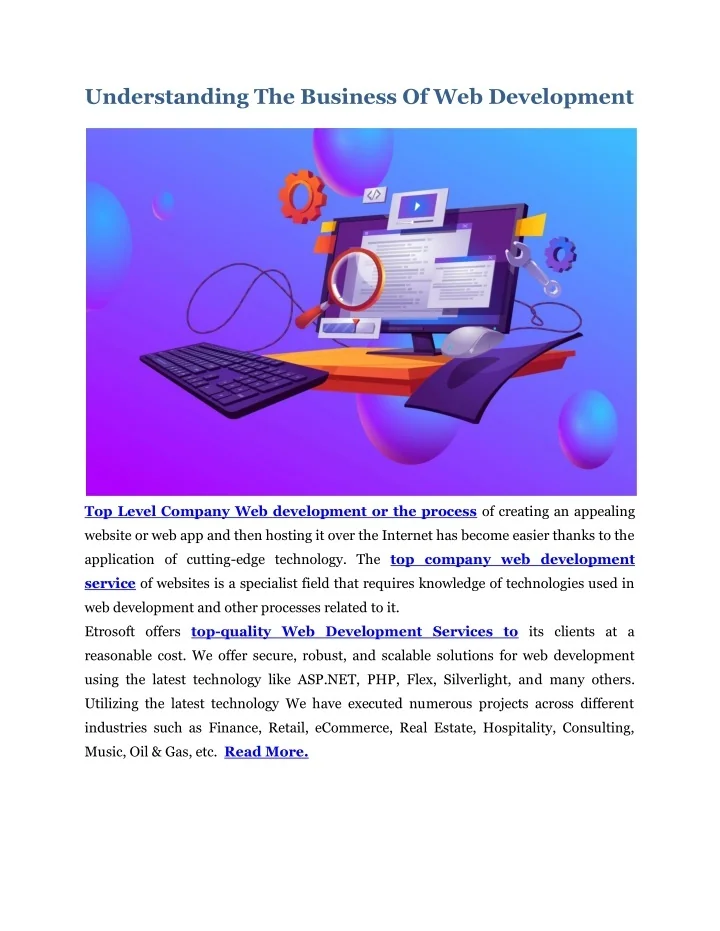 PPT - Understanding the Business of Web Development pdf PowerPoint ...