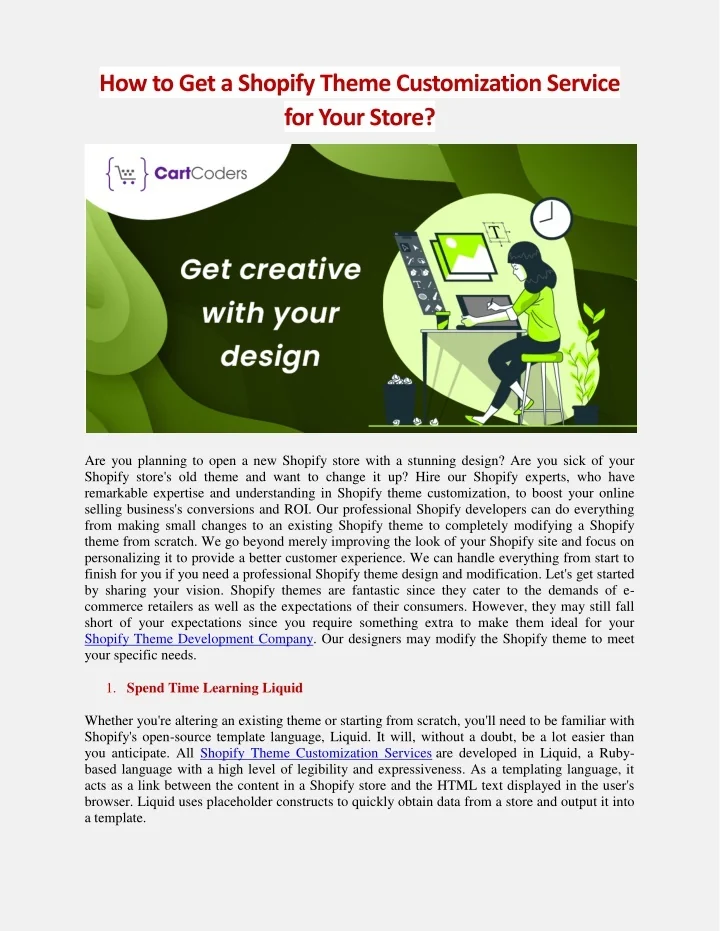 PPT - How get a Shopify theme customization service for your store ...