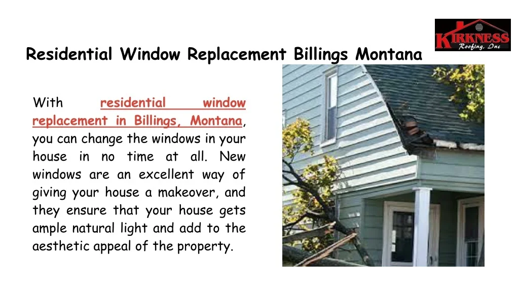 PPT - Best Vinyl Replacement Windows Billings Montana PowerPoint ...