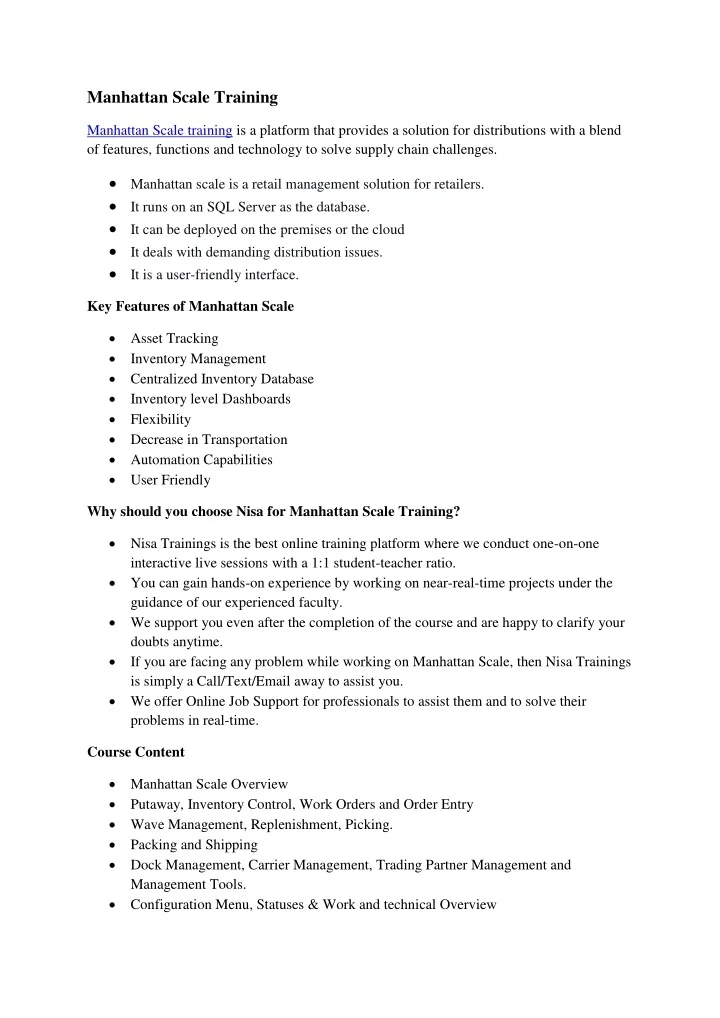 PPT - Manhattan Scale Software Training PowerPoint Presentation, free ...