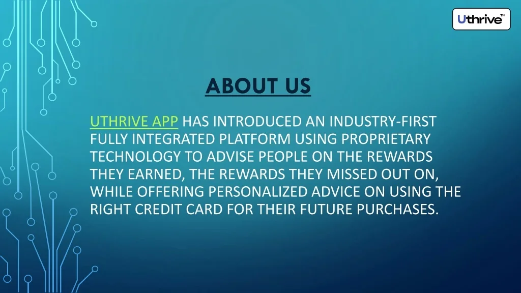 PPT - Best Credit Card Reward | Uthrive App PowerPoint Presentation, free download - ID:11097087