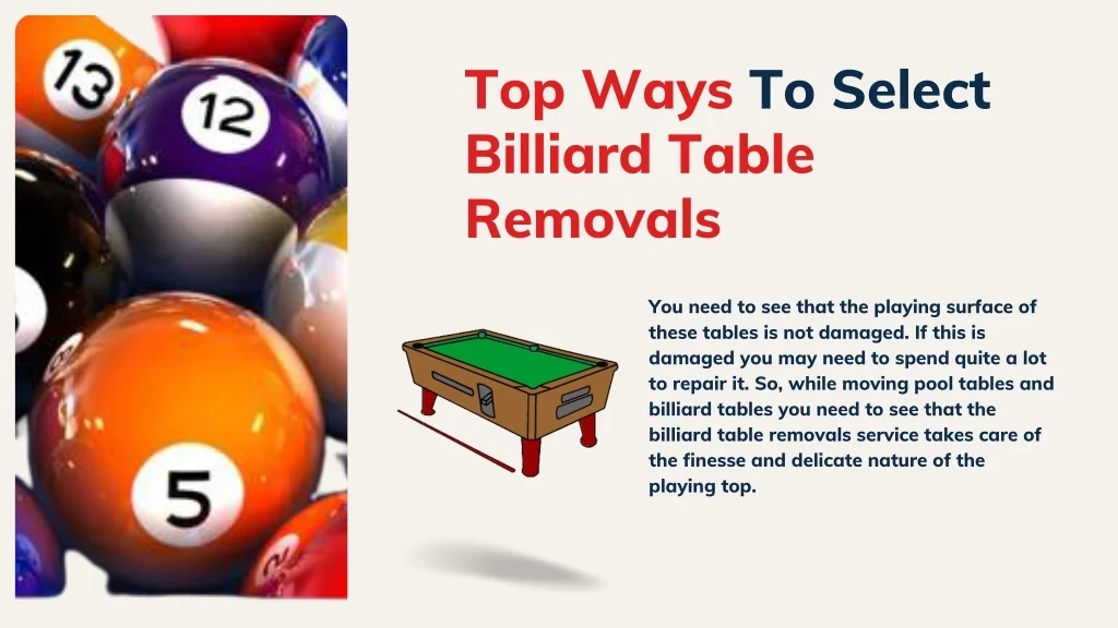 PPT - Sydney Pool Table Removals PowerPoint Presentation, free download ...