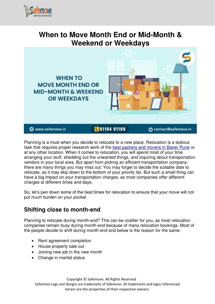 PPT - When to Move Month End or Mid-Month & Weekend or Weekdays_Final ...