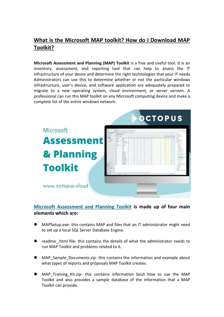 PPT - What is the Microsoft MAP toolkit? How do I Download MAP Toolkit ...