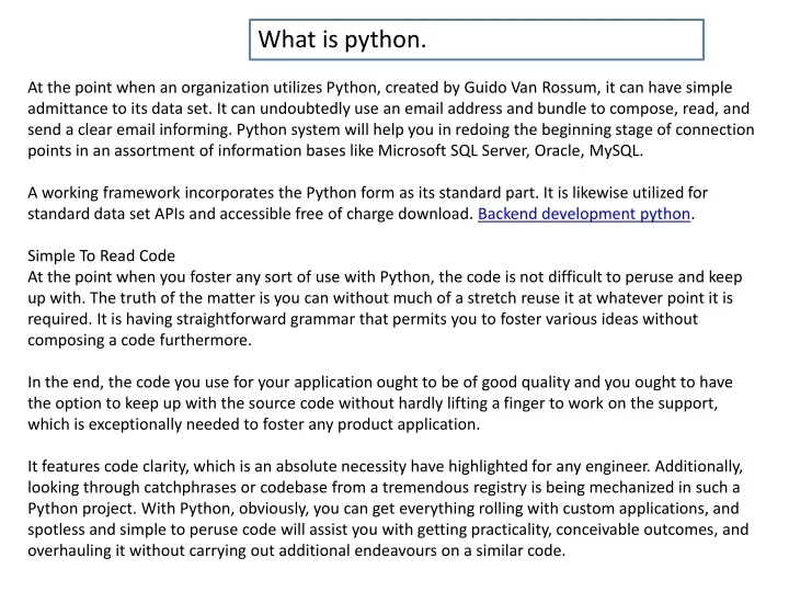PPT What Is Work Python PowerPoint Presentation Free Download ID 11100004