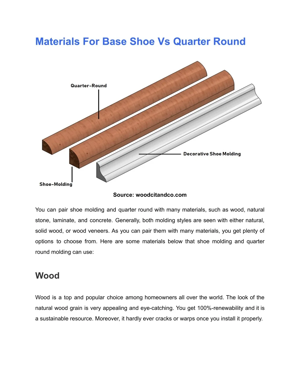 PPT - Find Everything About Shoe Molding Vs Quarter Round PowerPoint ...