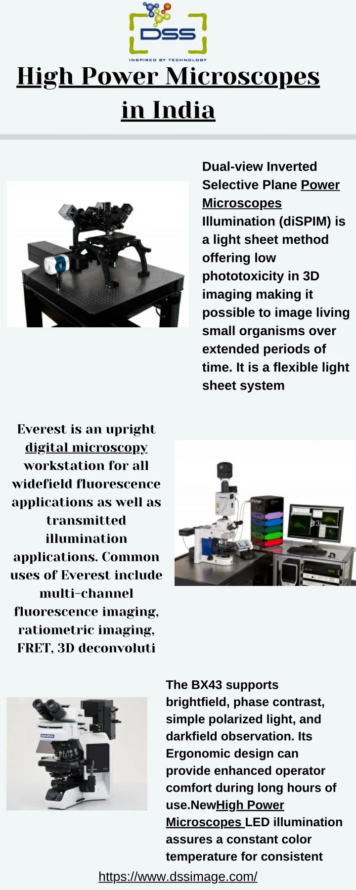 PPT - High Power Microscopes in India | DSS Imagetech PowerPoint ...