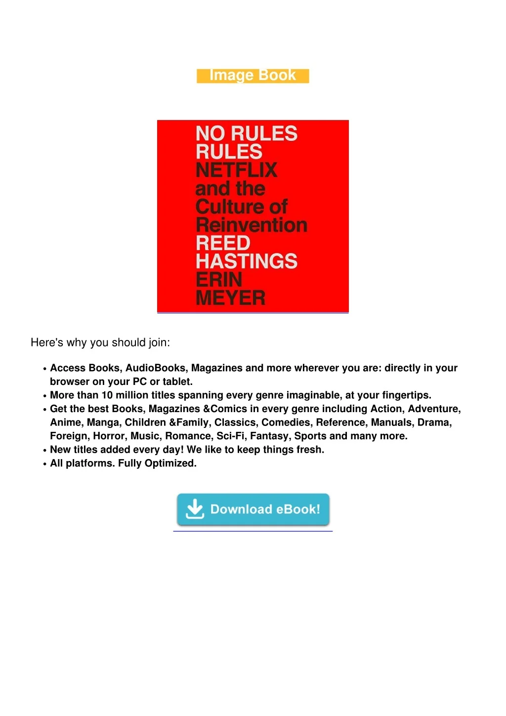 PPT - [EbooK Epub] No Rules Rules: Netflix and the Culture of ...
