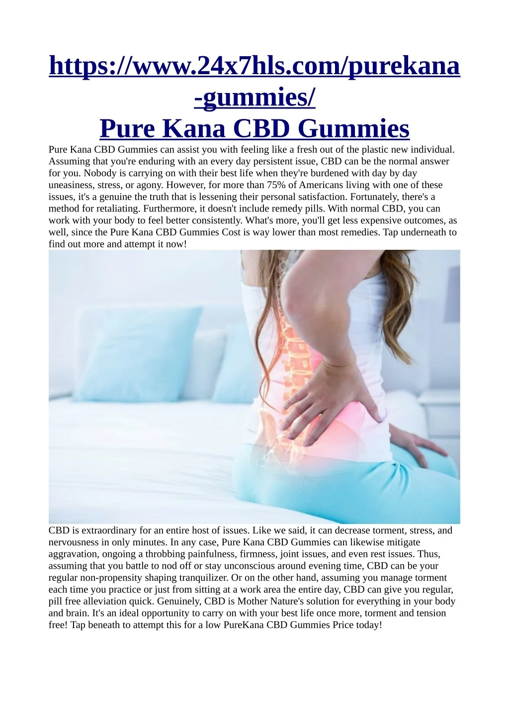 PPT - https://www.24x7hls.com/purekana-gummies/ PowerPoint Presentation ...