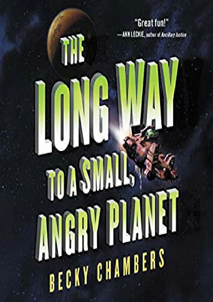 PPT - Read and download The Long Way to a Small, Angry Planet ...