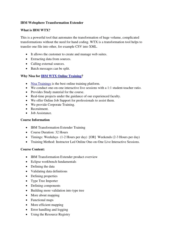 PPT - IBM Websphere Transformation Extender PowerPoint Presentation ...