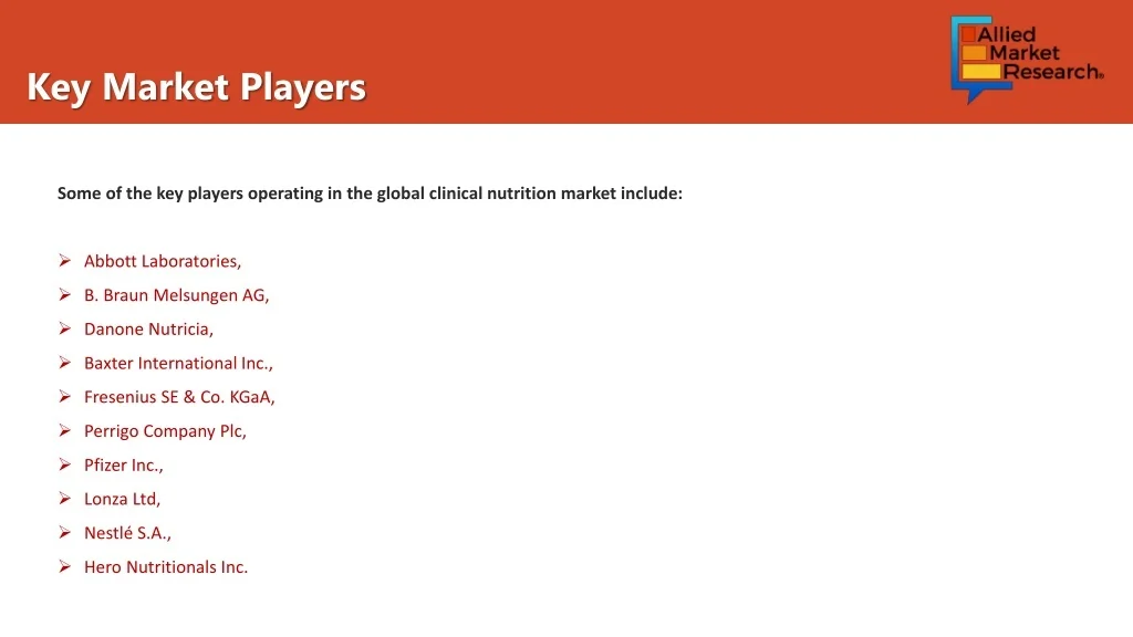 PPT - Clinical Nutrition Market PowerPoint Presentation, free download ...