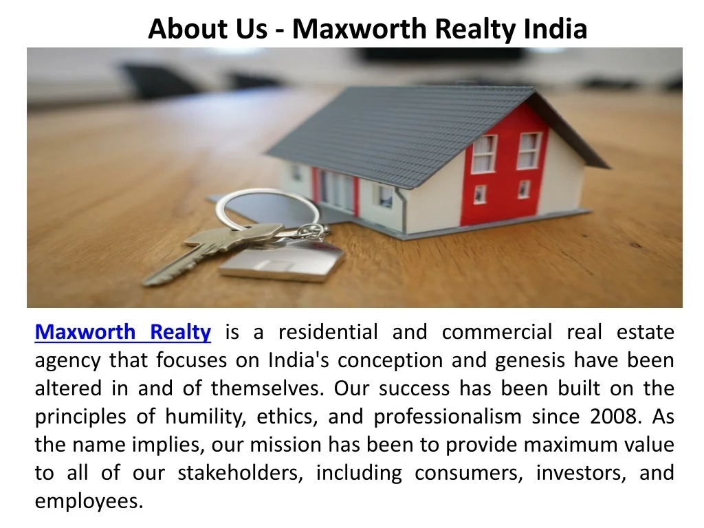 PPT - Maxworth Realty Reviews - Advantages of buying a property during ...