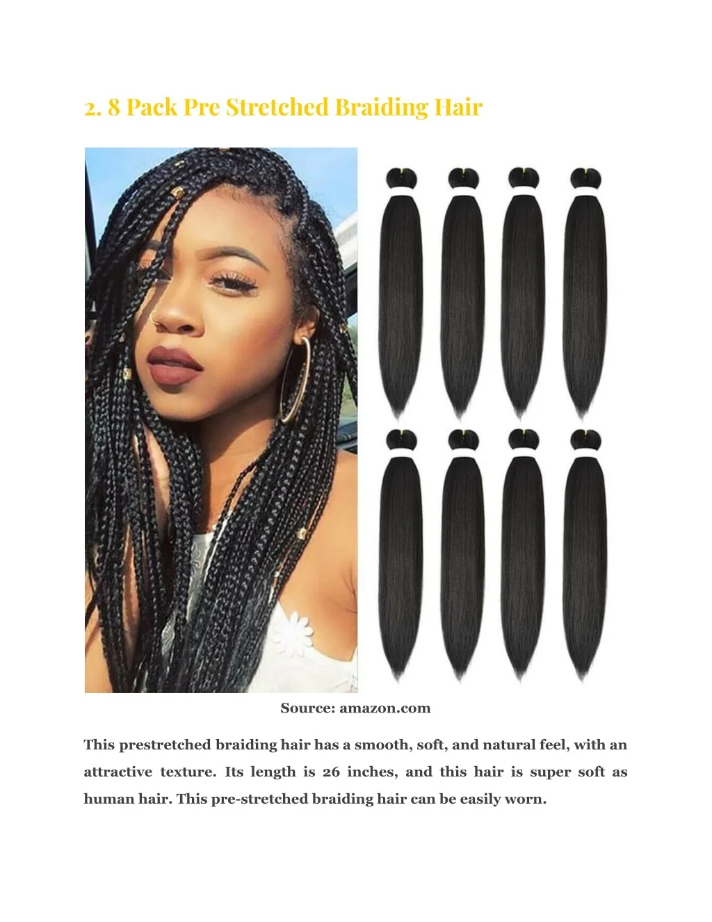 PPT - 14 Pre Stretched Braiding Hair That Suits Everyone PowerPoint ...