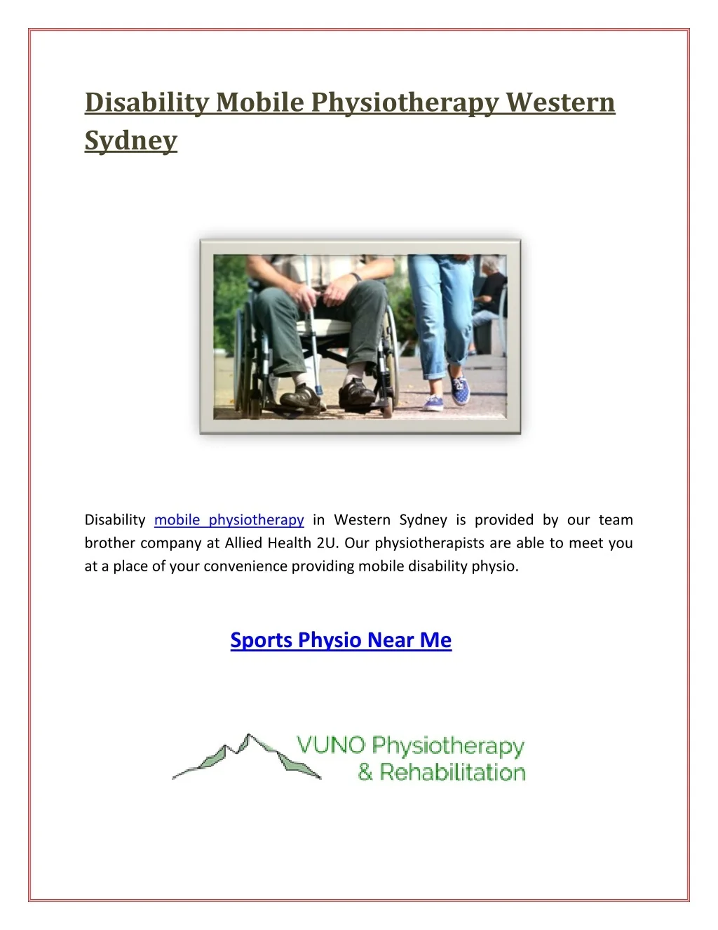 PPT - Sports Physio Near Me in Blacktown PowerPoint Presentation, free ...