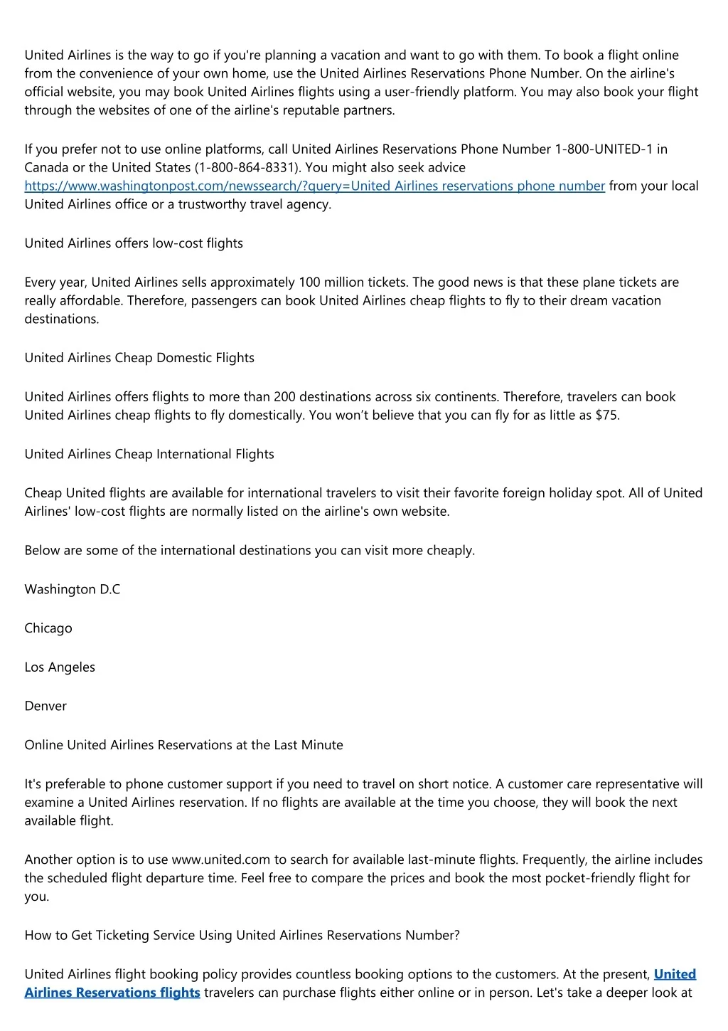 PPT - How to make Flight Bookings via United Airlines Reservations ...
