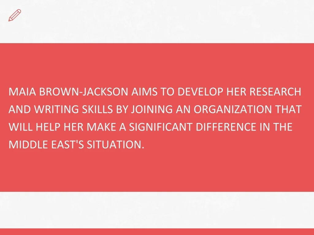 PPT - Maia Brown-Jackson - A Goal-focused Professional From New York ...
