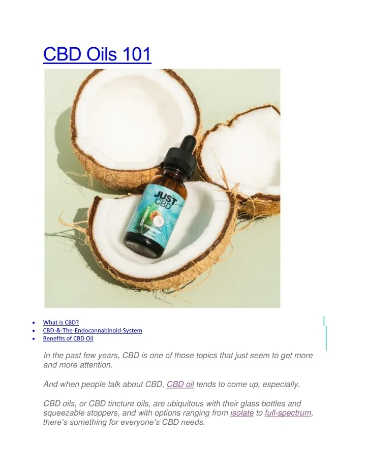 PPT - CBD Oils 101 PowerPoint Presentation, free download - ID:11113630