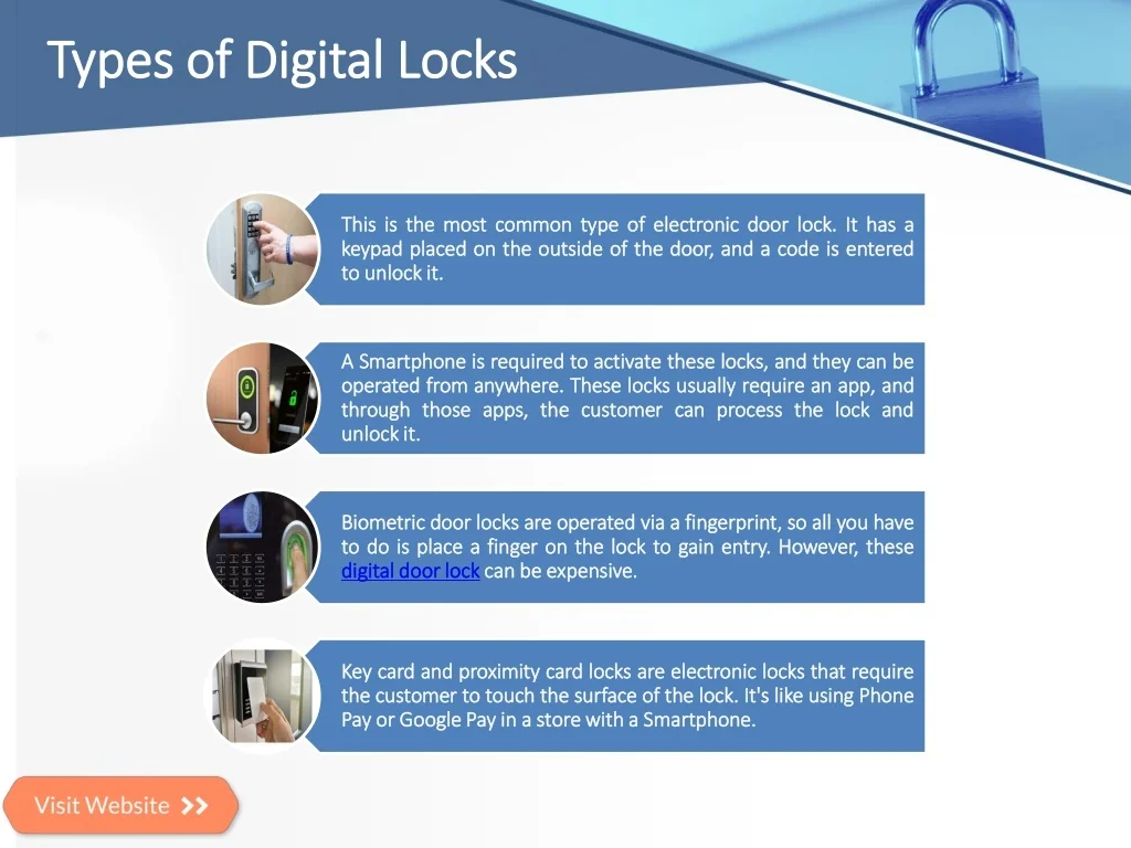PPT - Best Electronic Door Lock Manufacturer in India | Tuchware ...