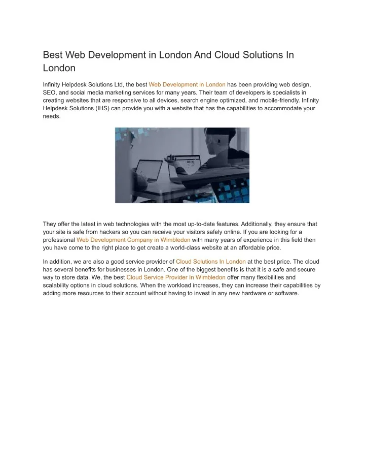 PPT - Best Web Development in London And Cloud Solutions In London ...