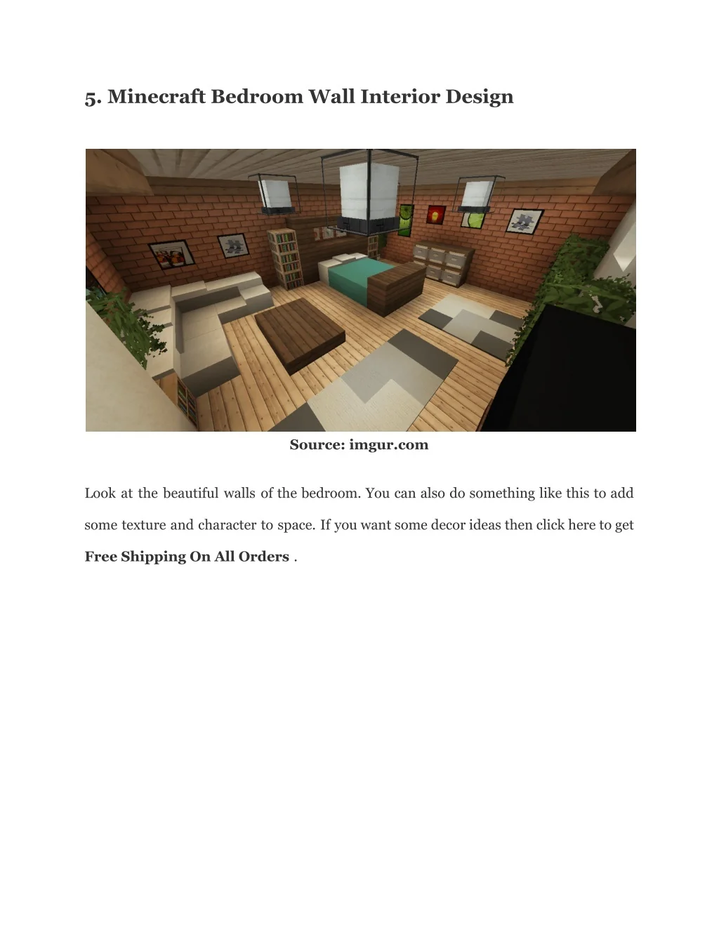 PPT - Top Minecraft Interior Design Ideas to Build Your Dream Home ...