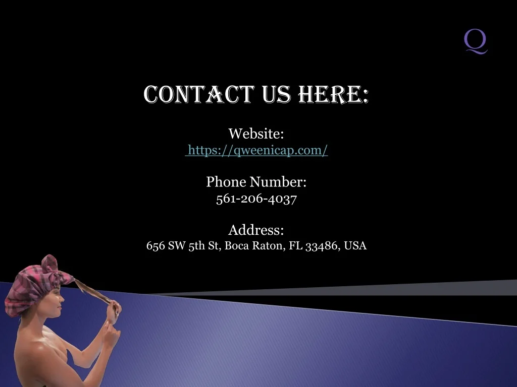 PPT - Buy The Best Shower Cap For Long Hair | Qweeni Cap PowerPoint ...