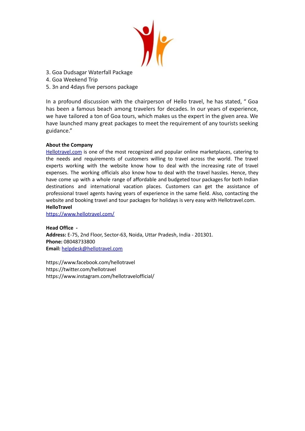 PPT - Hello Travel offers incredible Goa tour package at nominal prices ...