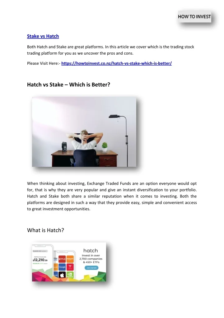 PPT - Stake vs Hatch PowerPoint Presentation, free download - ID:11124393