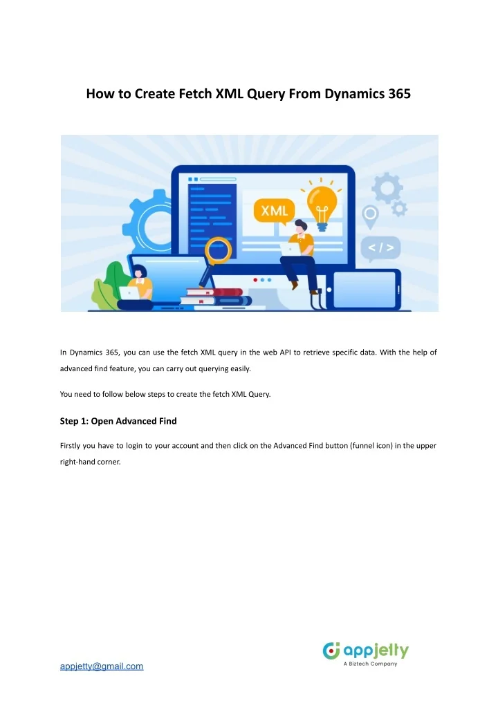 PPT How To Create Fetch XML Query From Dynamics 365 PowerPoint