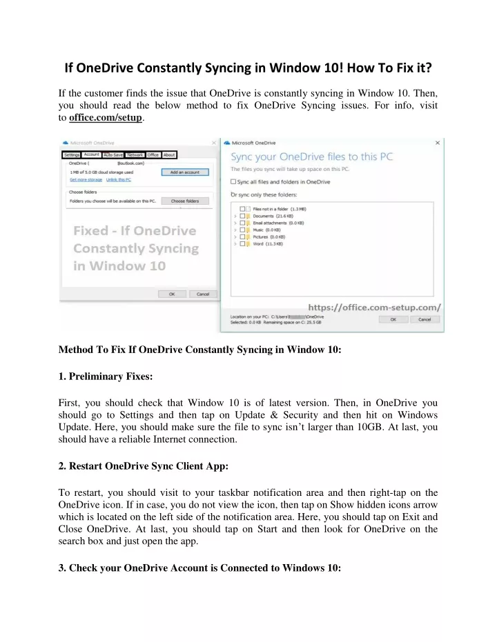 PPT - If OneDrive Constantly Syncing! How To Fix it? PowerPoint ... PPT - If OneDrive Constantly Syncing! How To Fix it? PowerPoint ...