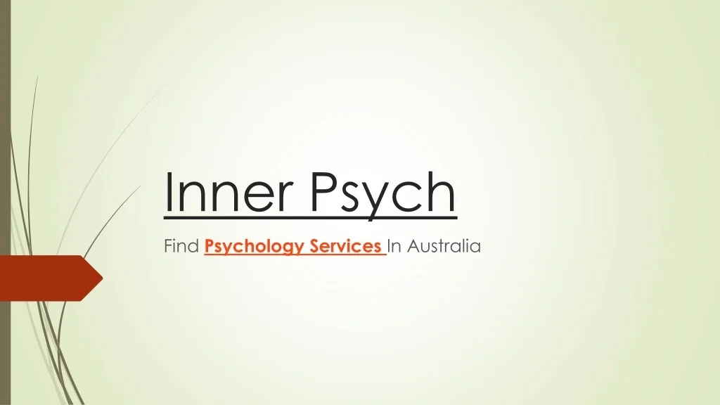 PPT - Find Psychology Services in Australia PowerPoint Presentation ...