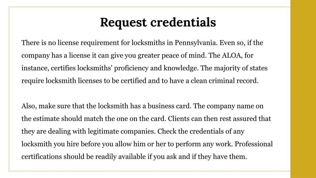 PPT - How to Choose the Right Locksmith in Kent? PowerPoint Presentation - ID:11127432