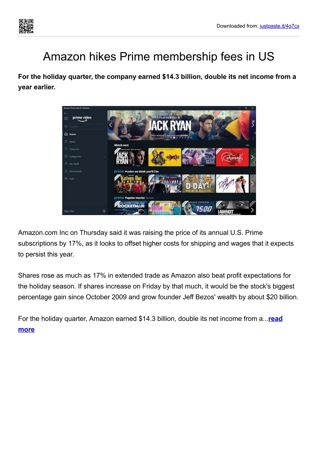 PPT - Amazon hikes Prime membership fees in US PowerPoint Presentation ... PPT - Amazon hikes Prime membership fees in US PowerPoint Presentation ...