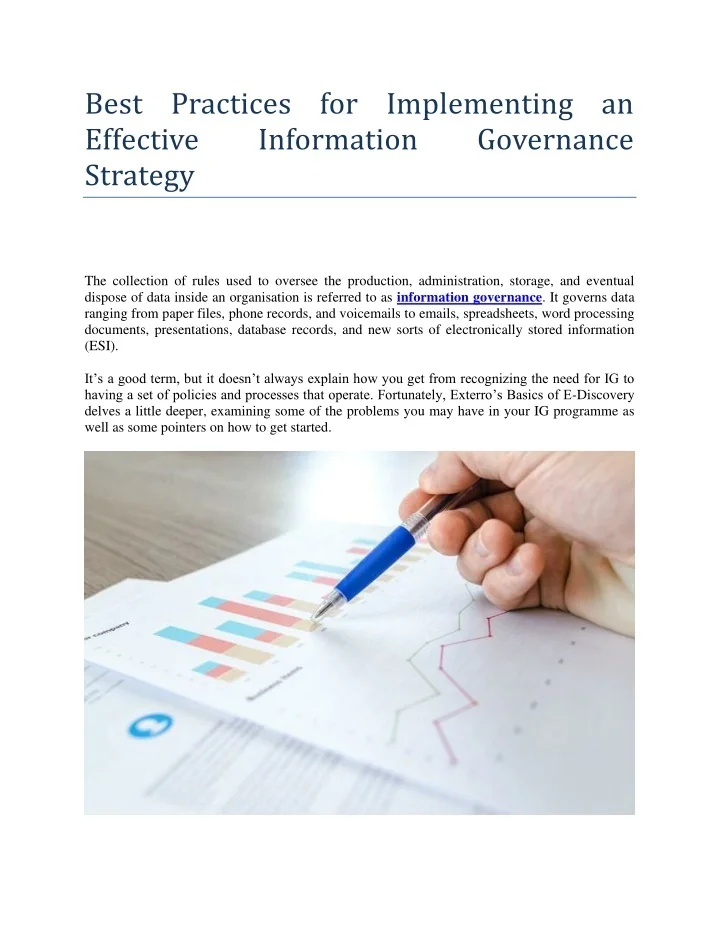 PPT - Best Practices for Implementing an Effective Information ...