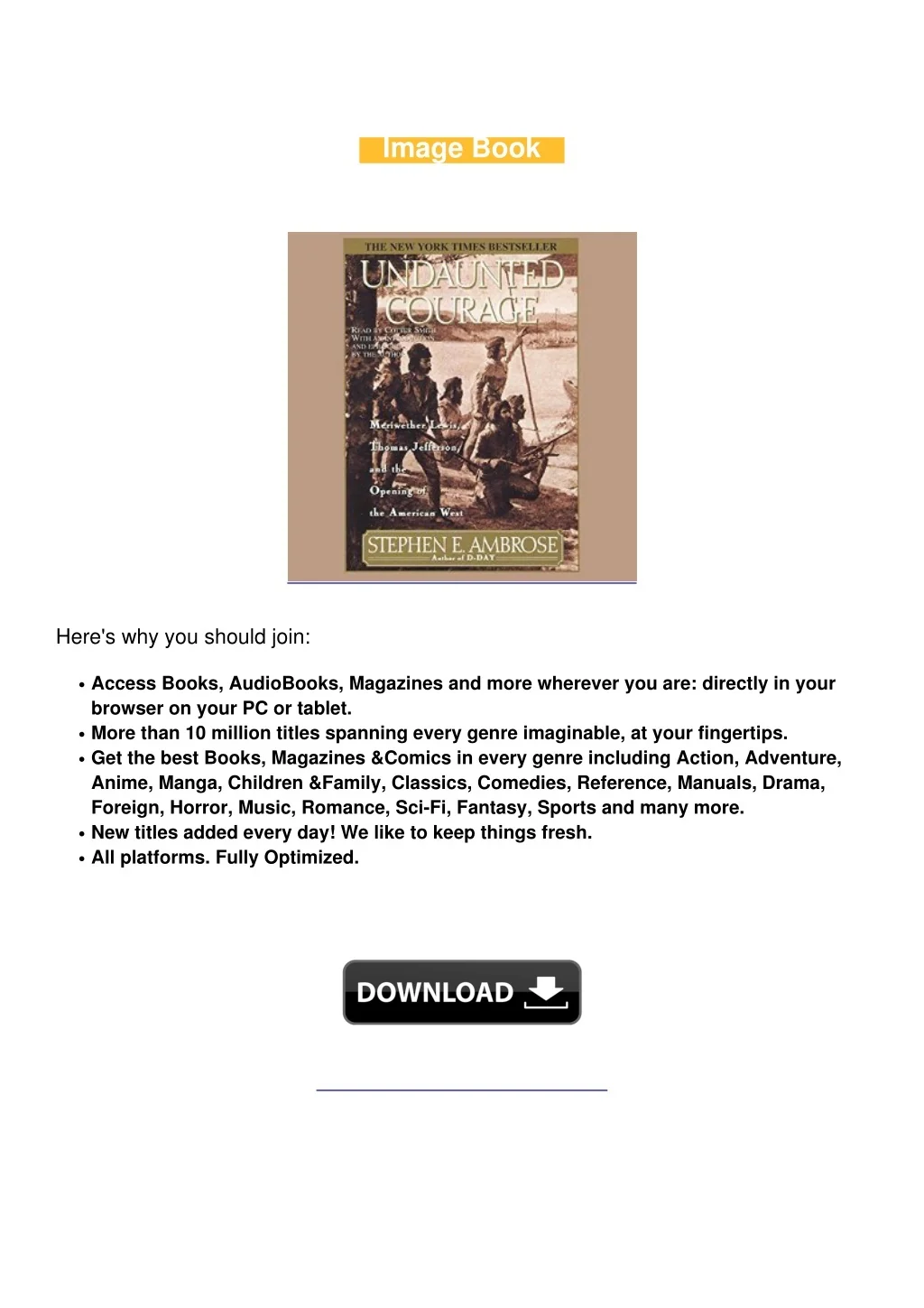 PPT - eBooks online Undaunted Courage: The Pioneering First Mission to ...