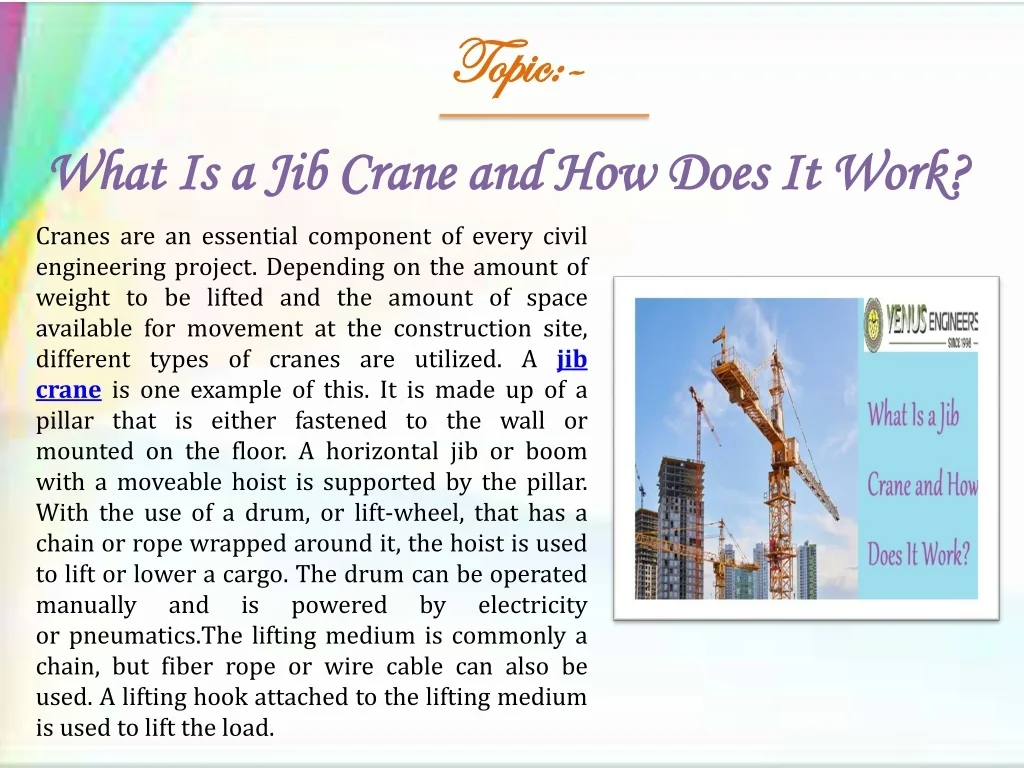 PPT - What Is a Jib Crane and How Does It Work? PowerPoint Presentation ...