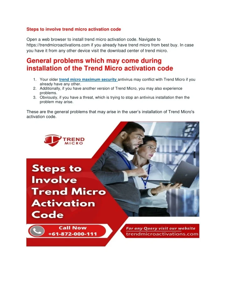 PPT - Steps to involve trend micro activation code PowerPoint ...