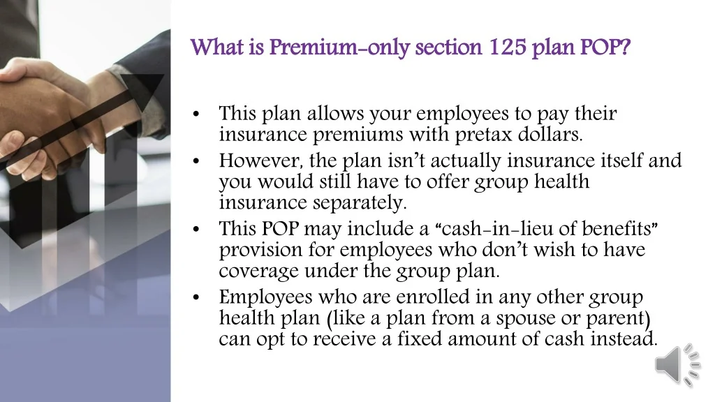 PPT - Get Pro-Assistance 247 on Premium-Only Section 125 Plan ...